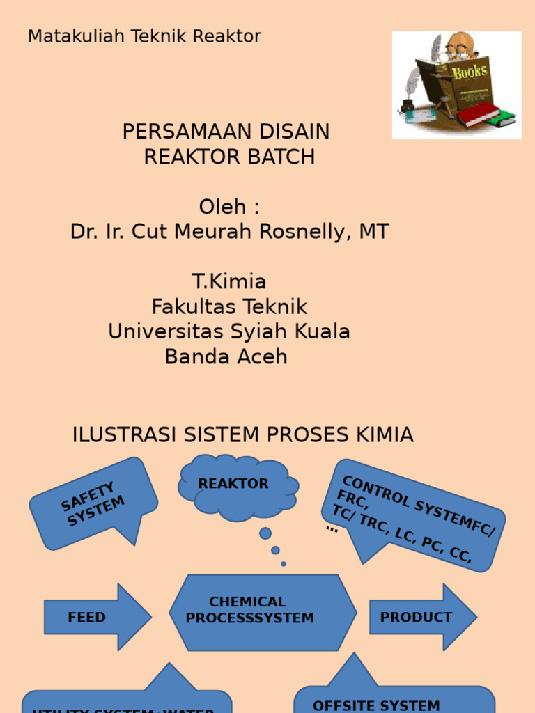 Desain dan Perhitungan Reaktor Batch | PDF