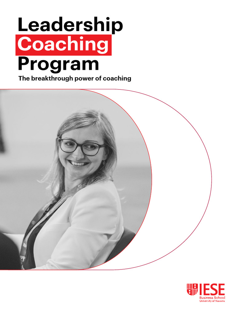 IESE Leadership Coaching Program Overview | PDF | Leadership | Mentorship