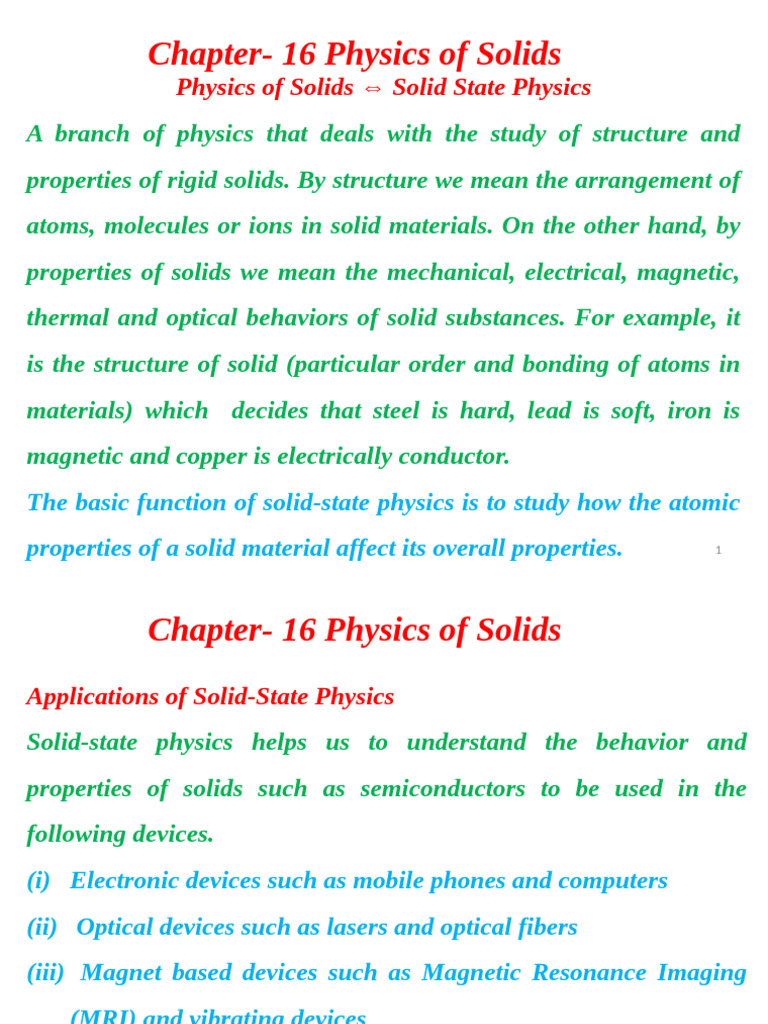 Understanding Solid State Physics | PDF | Superconductivity | Crystal ...