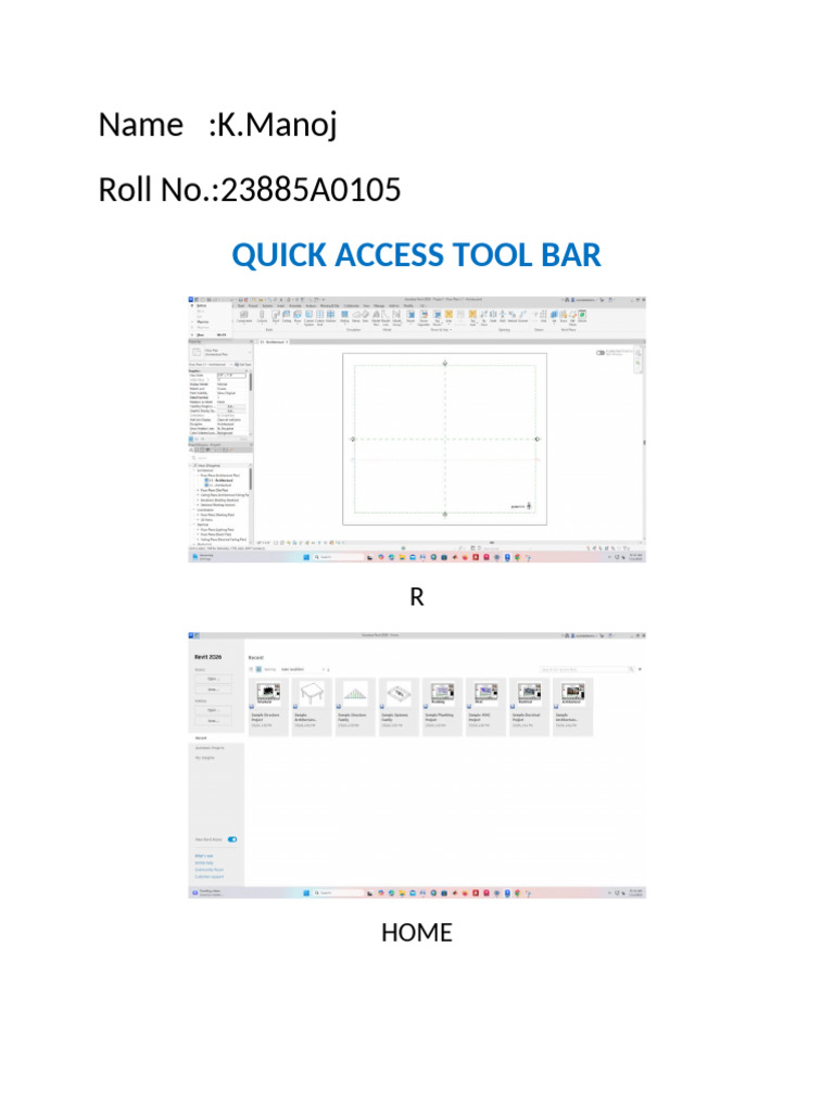 Quick Access Tool Bar-Manoj | PDF