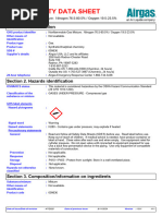 MSDS Un1002 Compressed Air | PDF | Safety | Occupational Safety And Health