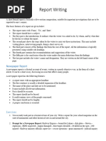Academic Report Writing Template | PDF | Abstract (Summary) | Verb