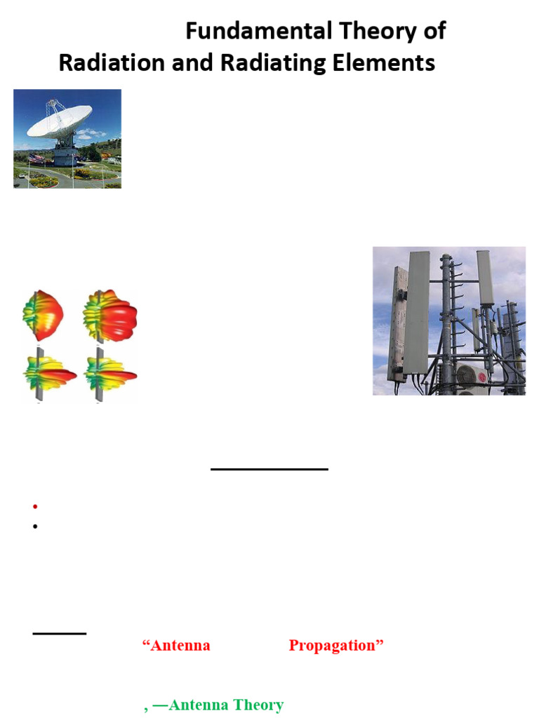 Understanding Radiating Elements in Antennas | PDF | Antenna (Radio ...