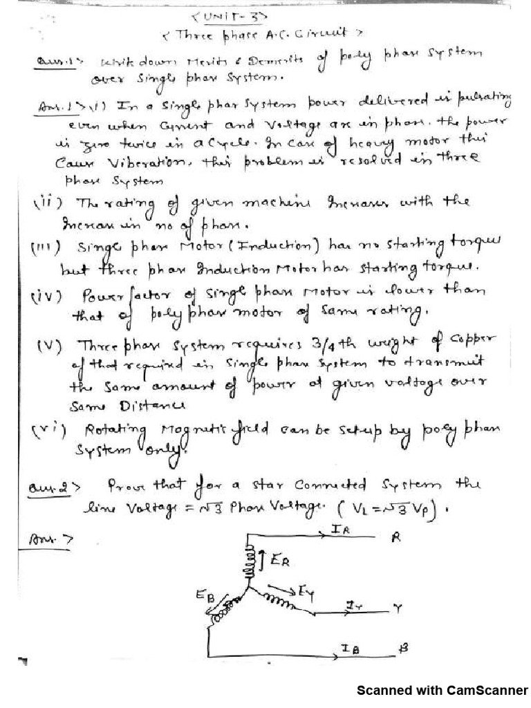3 Phase Ac - Circuit | PDF