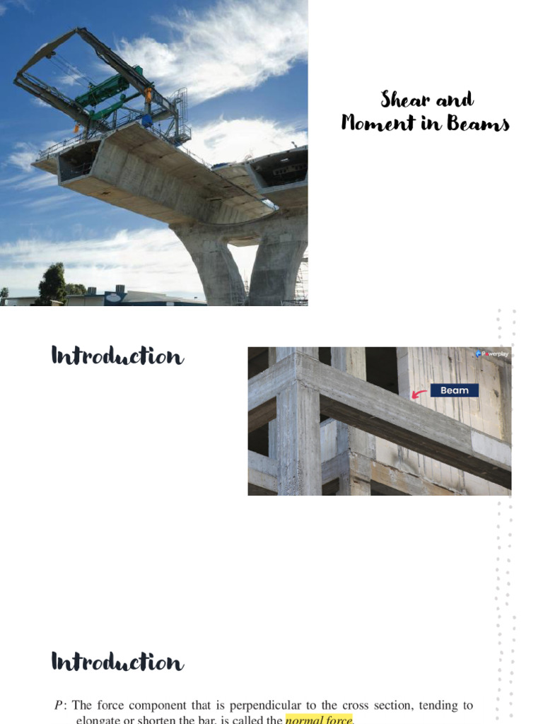 6 Shear and Moment in Beams | PDF | Bending | Beam (Structure)