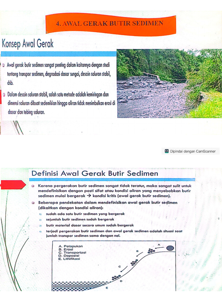 Transport Sedimen PTM 3 | PDF