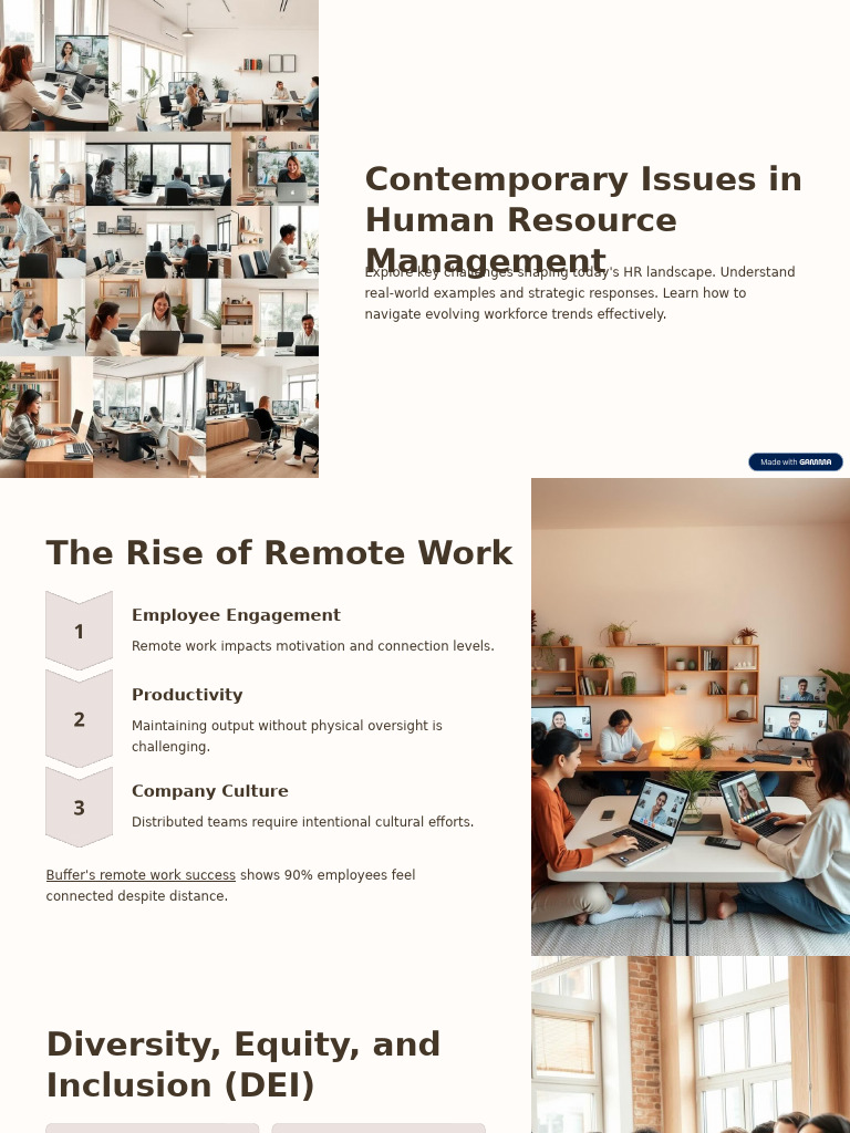 Key Challenges in HR Management Today | PDF