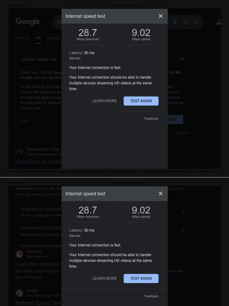 Google Internet Speed Test Guide | PDF | Internet Access | Internet