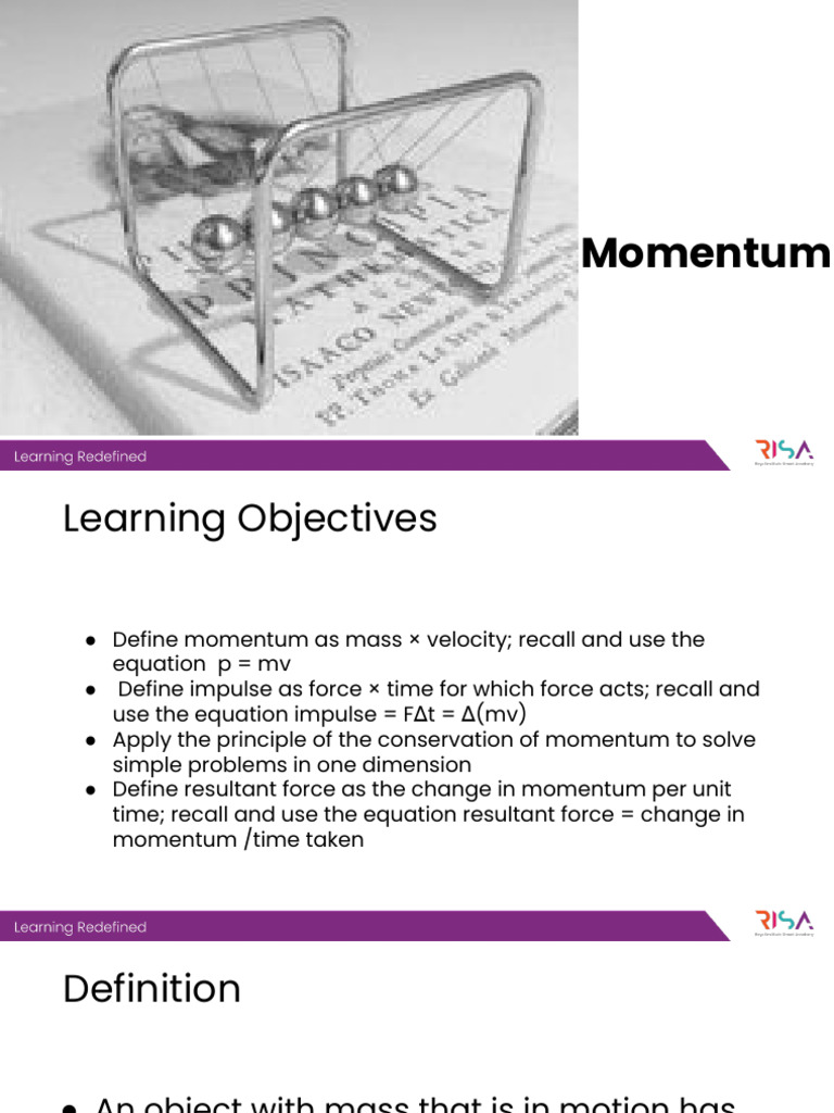 Understanding Momentum and Impulse | PDF | Momentum | Force