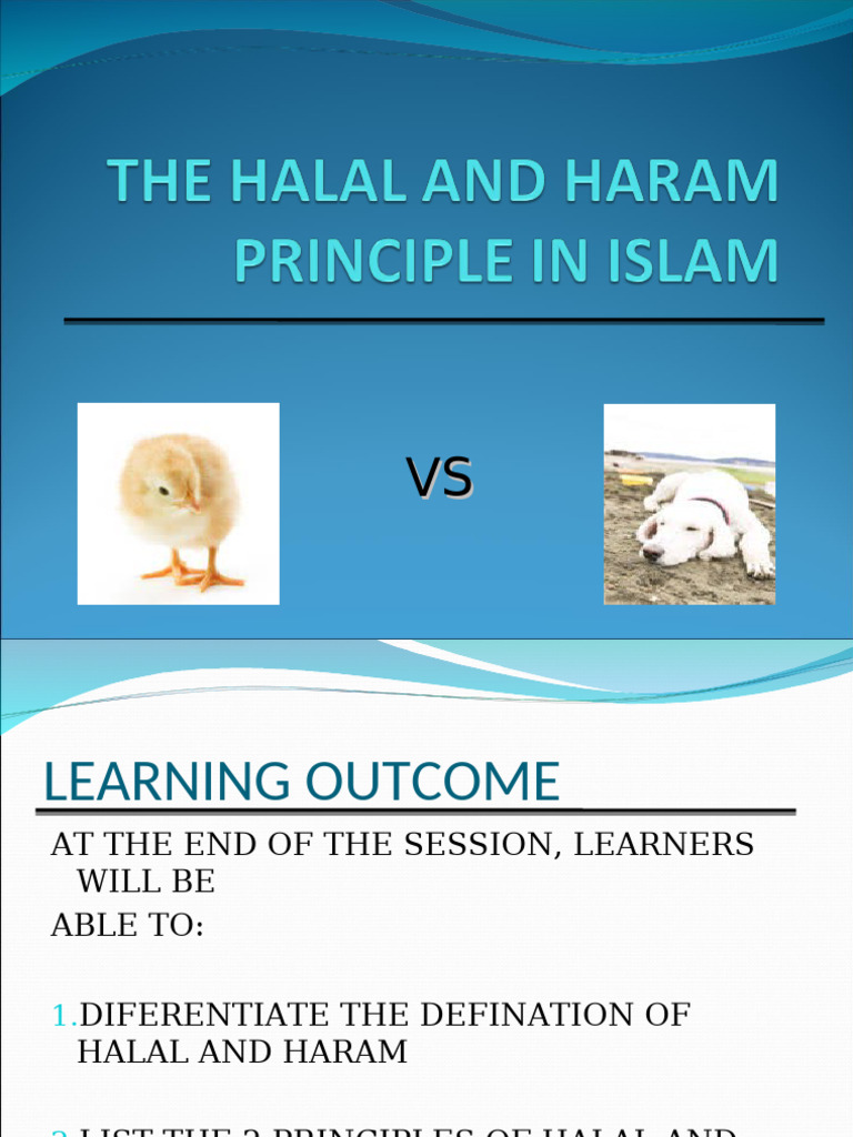 Principles of Halal and Haram in Islam | PDF | Sharia | Islamic Ethics