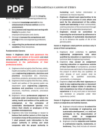 ASCE's Seven Fundamental Ethics Canons | PDF | Engineering | Engineer