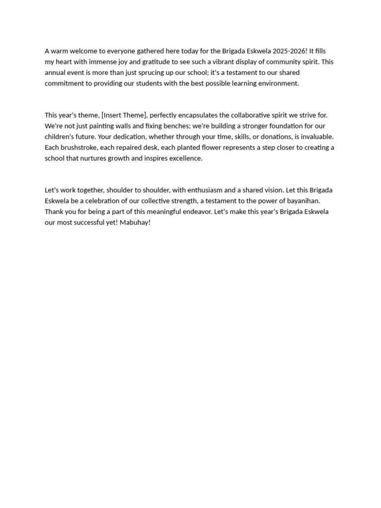 Welcome Address | PDF