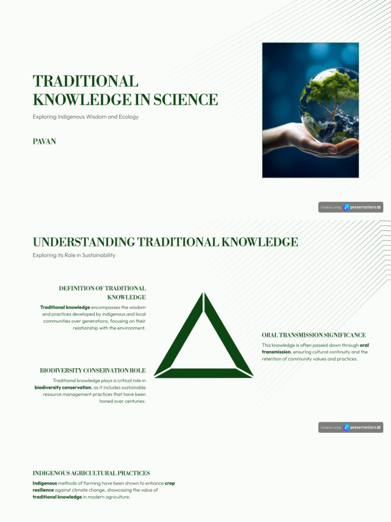 Traditional Knowledge in Humanity and Science | PDF