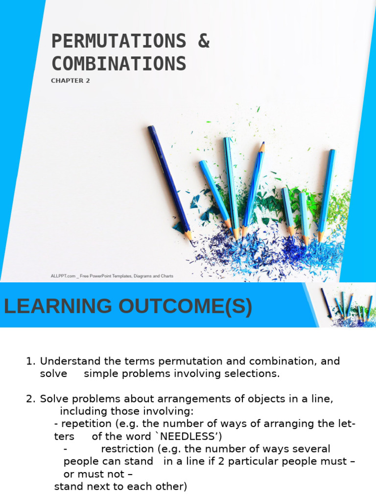 Permutations and Combinations Explained | PDF | Permutation | Linguistics