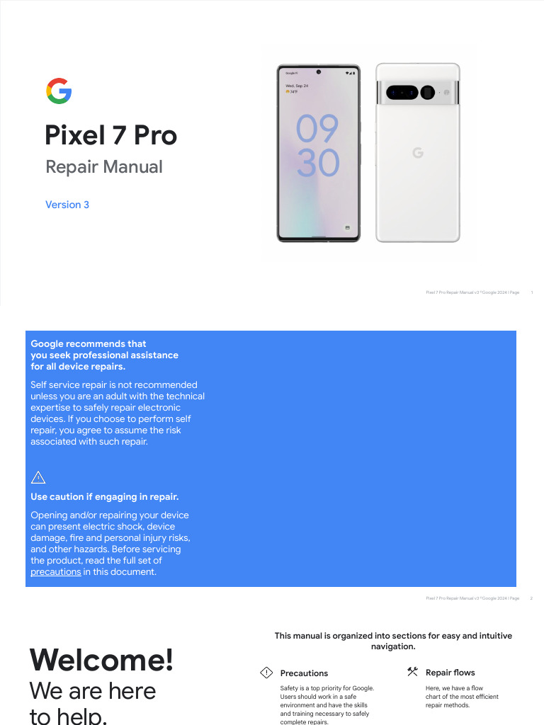 Pixel 7 Pro Repair Manual v3 Guide | PDF | Electrostatic Discharge