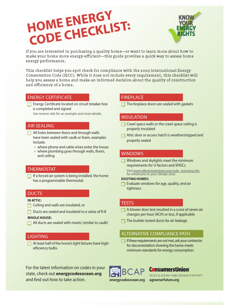 Consumer Checklist 0 | PDF | Efficient Energy Use | Air Conditioning
