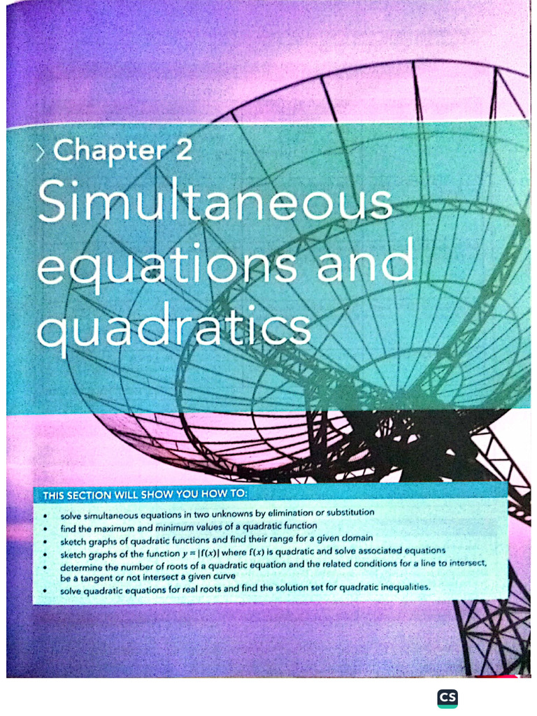 Adds Math Chp 2 Quadratic | PDF
