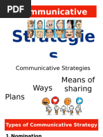 Oral Communication - Communicative Strategies | PDF | Career & Growth