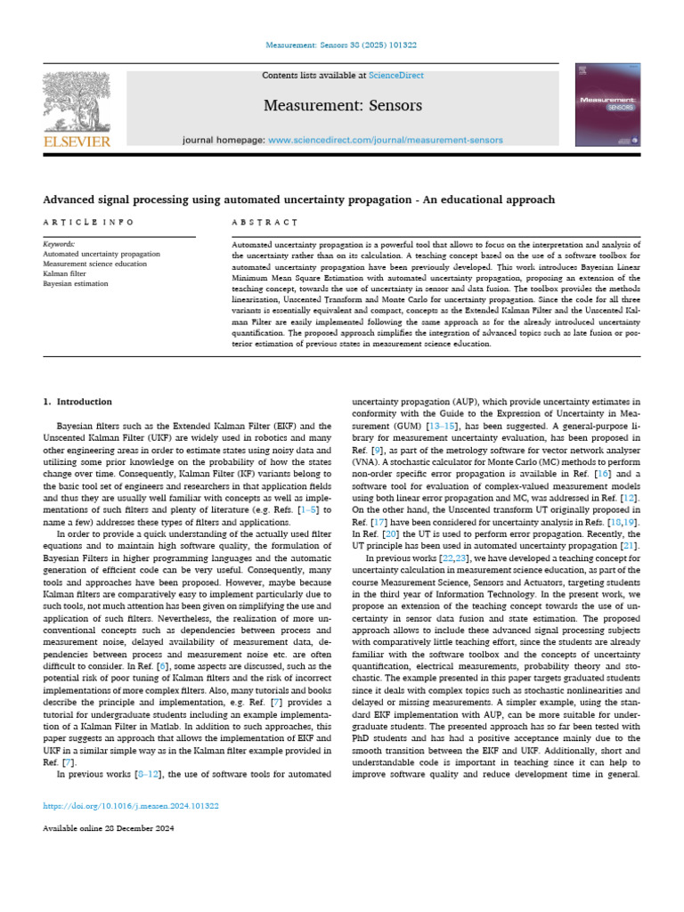 Advanced Signal Processing Using A | PDF | Kalman Filter | Covariance