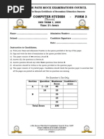 Computer Studies PP1 Pre-Mock 2025 | PDF | Waves | Computing