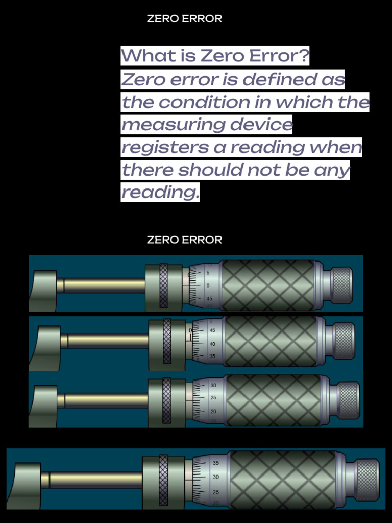 Zero Error | PDF