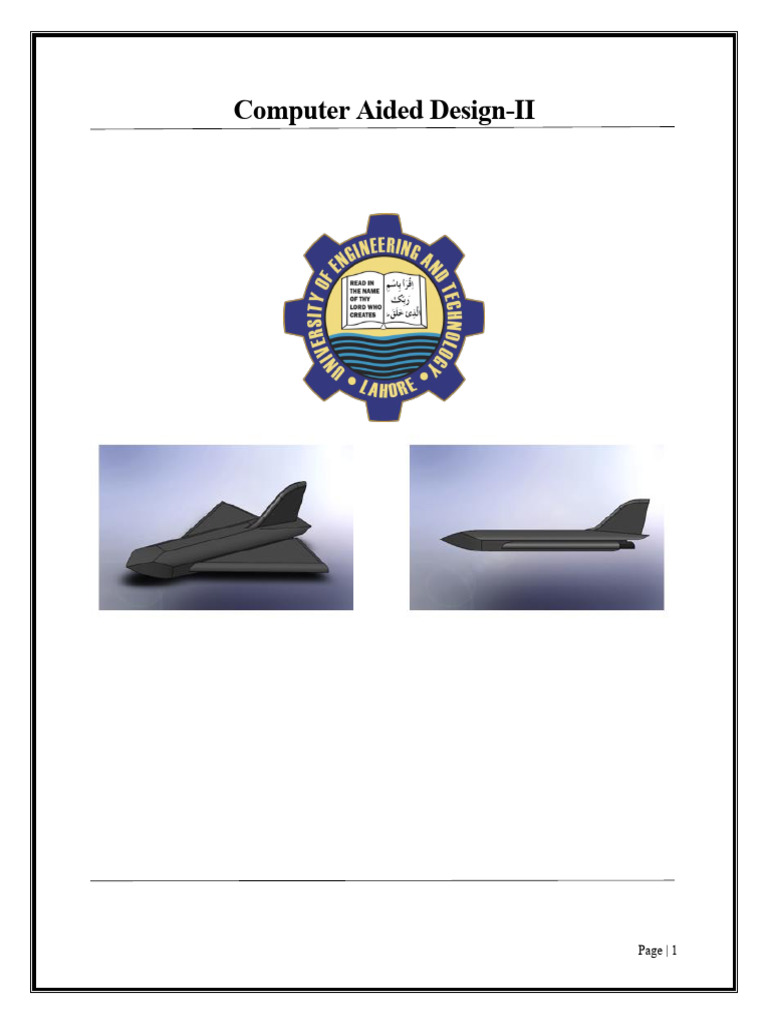 Hypersonic Jet Report - SolidWorks & AI Model | PDF | Computational Fluid Dynamics | Aerodynamics