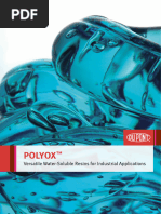 POLYOX™ Water-Soluble Resins Overview | PDF | Thermoplastic ...