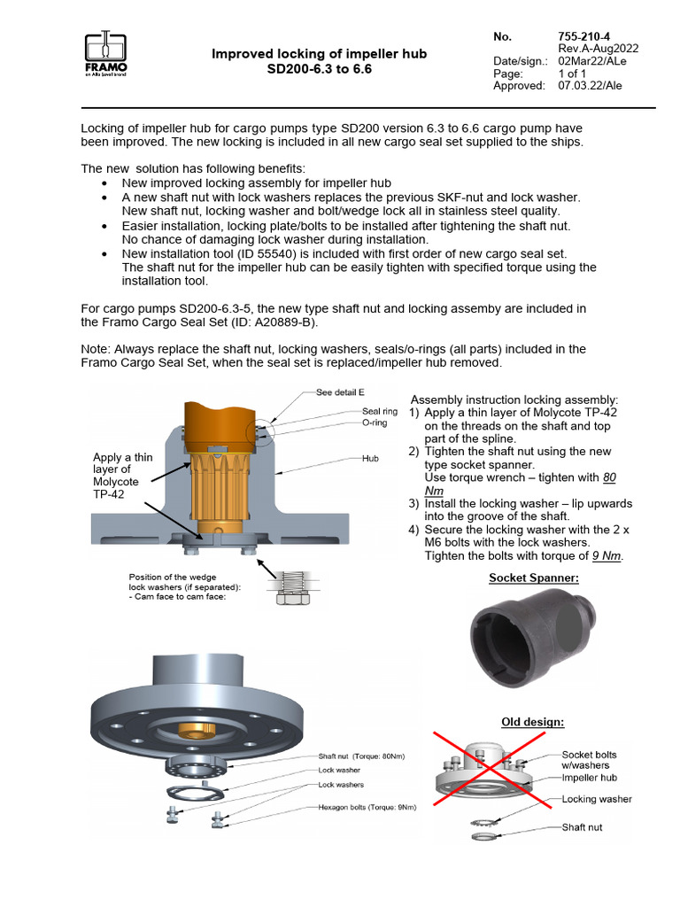 Enhanced Impeller Hub Locking System | PDF | Nut (Hardware) | Screw