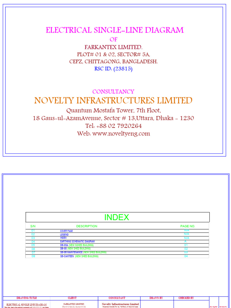 Farkantex Electrical Single-Line Diagram | PDF | Components | Electricity