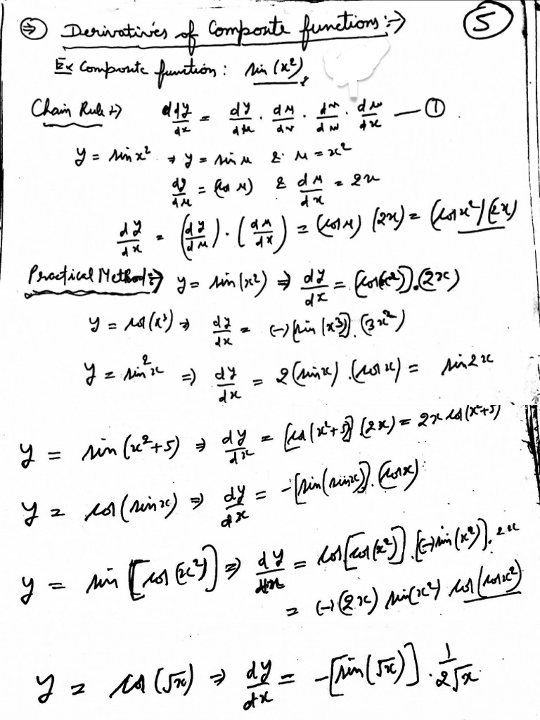 Differentiation Lec - 3 | PDF