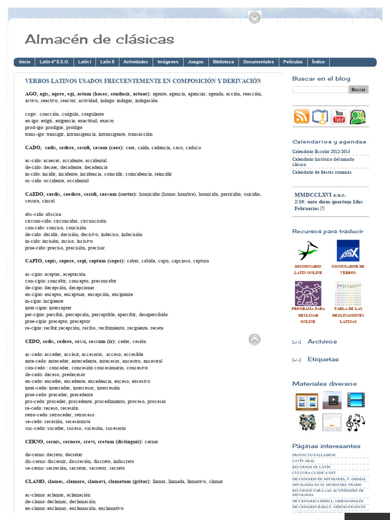 Verbos Usados Frecuentemente | PDF