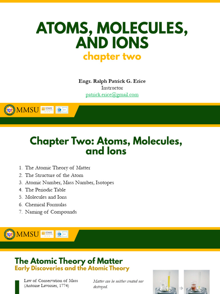 Understanding Atomic Theory and Structure | PDF | Ion | Chemical Bond