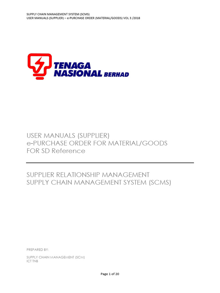E-Purchase Order Material Eng v3 | PDF | Invoice | Supply Chain Management