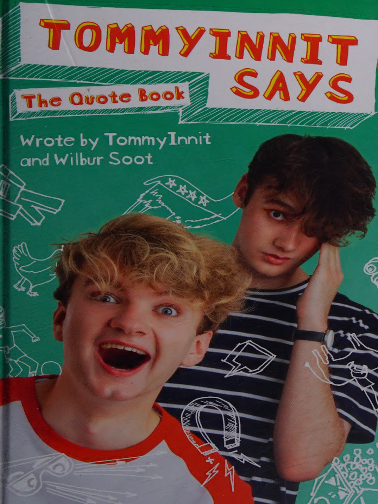 TommyInnit Says The Quote Book - Simons Tom | PDF