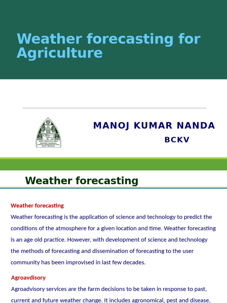 5th Term Weather Forecasting | PDF | Weather Forecasting | Weather