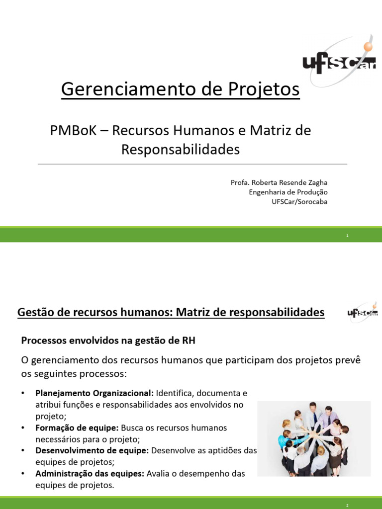 GP - Aula 5 - RH e Matriz Responsabilidades | PDF | Gestão de recursos humanos | Business