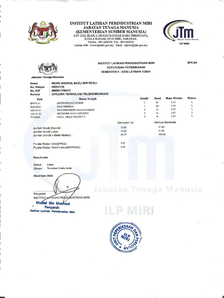 Transcript DKM Tahap 5 - Compressed | PDF