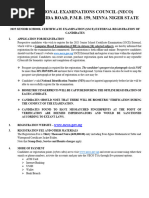 CSEC January 2026 Registration Guide | PDF | Identity Document