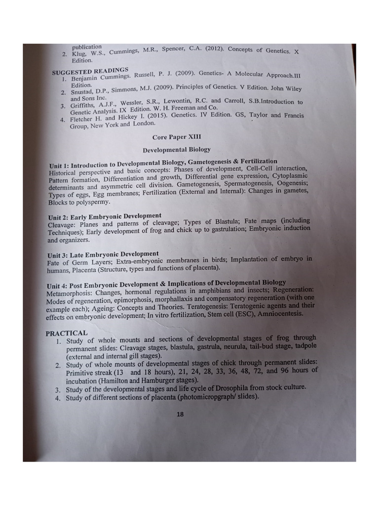 6th SEM SYLLABUS | PDF