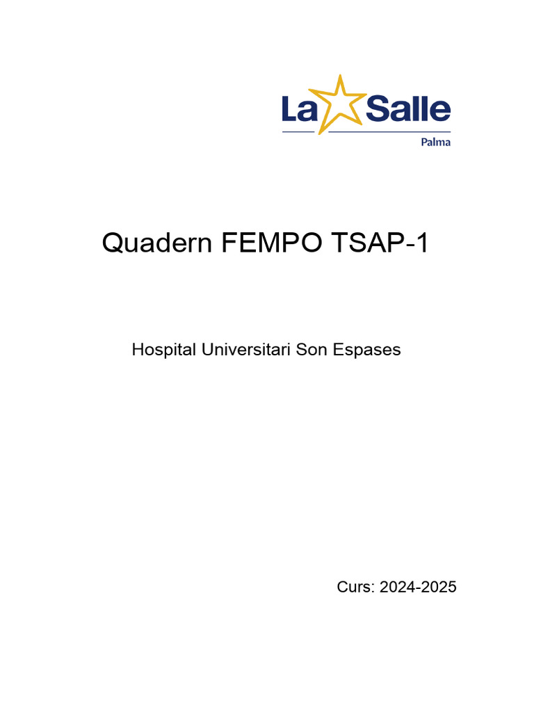 Quadern Fempo Tsap1 Huse | PDF
