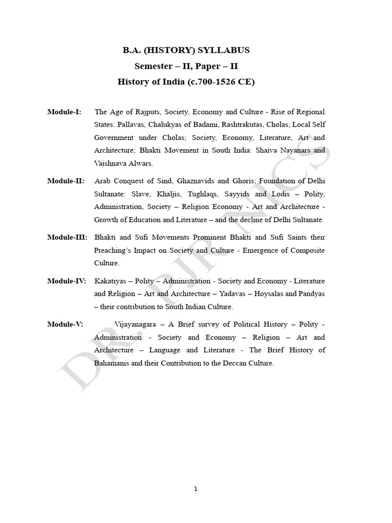 History Sem 2 Question and Answer | PDF | Cost Of Living