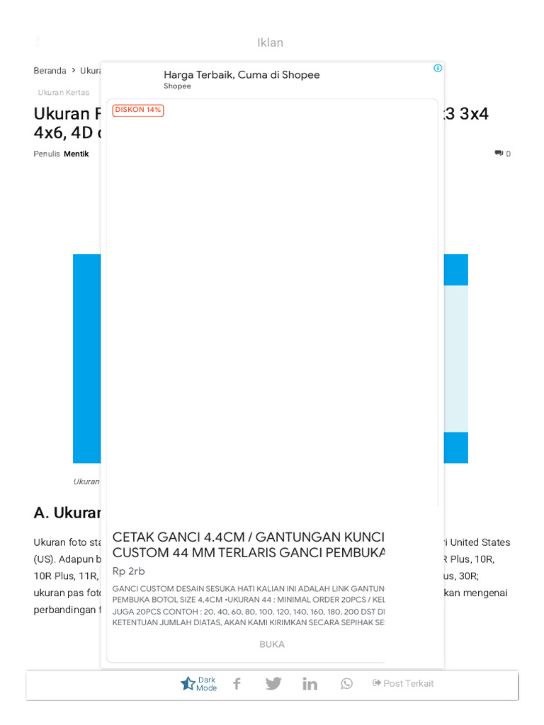 Ukuran Foto 2R 3R 4R 5R 6R 8R 10R Sampai 30R, 2x3 3x4 4x6, 4D Dalam ...