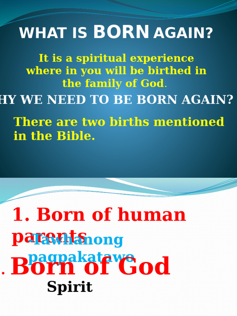 Born Again | PDF