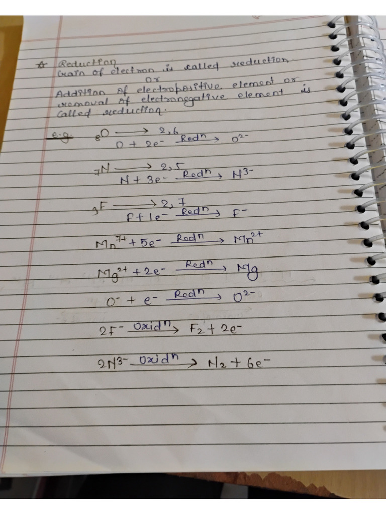 Redox Reaction | PDF