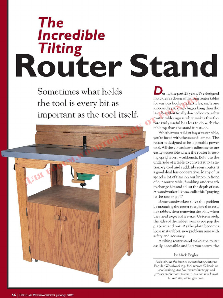 PW - Router Stand | PDF
