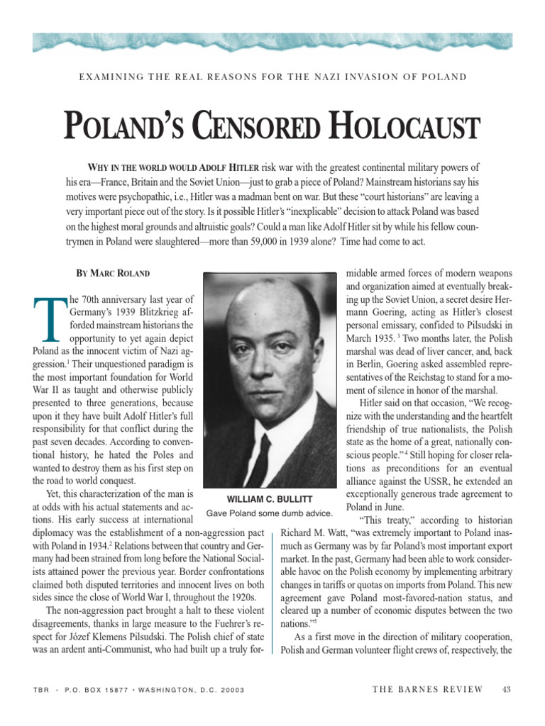 Poland Censored Holocaust Roland MA 2010 | PDF | Nazi Germany | Adolf ...