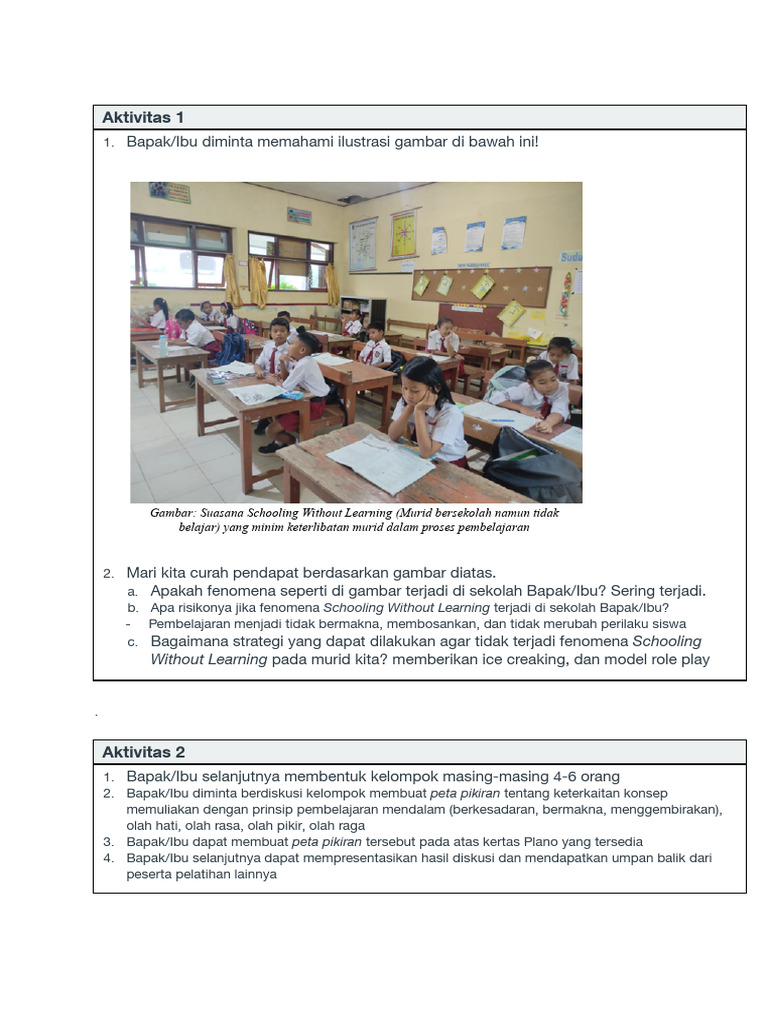 M2 - Tugas 1 Kelompok 2 Curah Pendapat | PDF