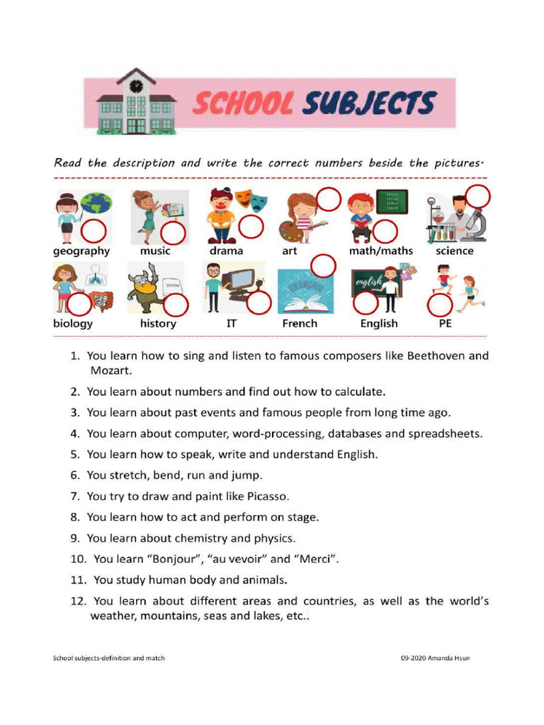 School Subject | PDF