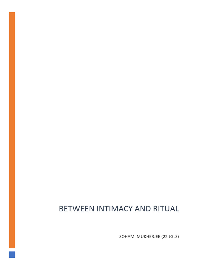 Between Intimacy and Ritual | PDF | Death | Poetry