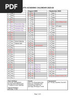 Ntu Academic Calendar Ay2025 26 (Semester) | PDF | Observances